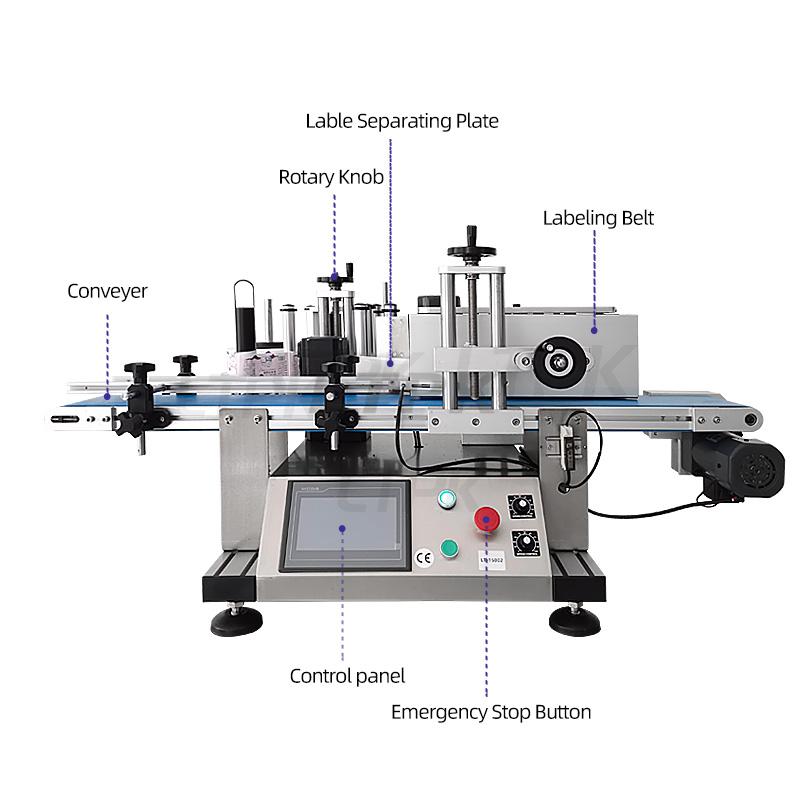 LTPK LT-150 Desktop Automatic Round Bottle Labeling Machine