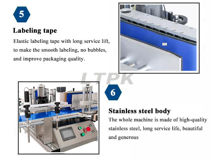 LTPK LT-150 Desktop Automatic Round Bottle Labeling Machine